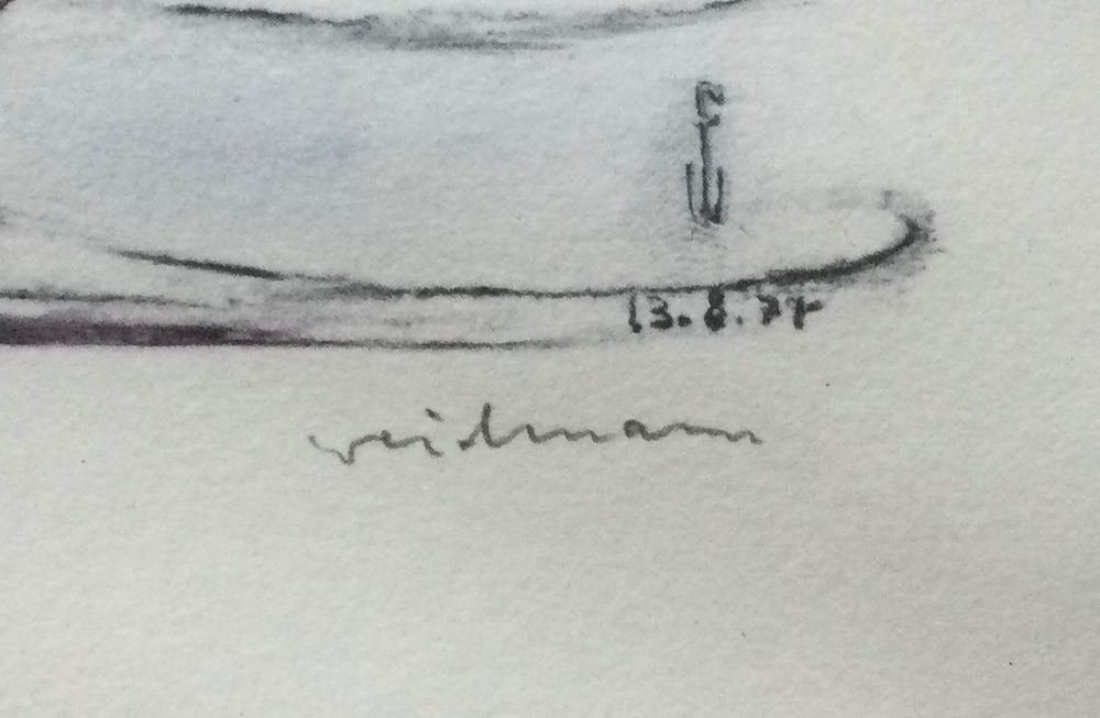 Surrealistische Lithographie Unleserlich Signiert | Kaufen auf Ricardo