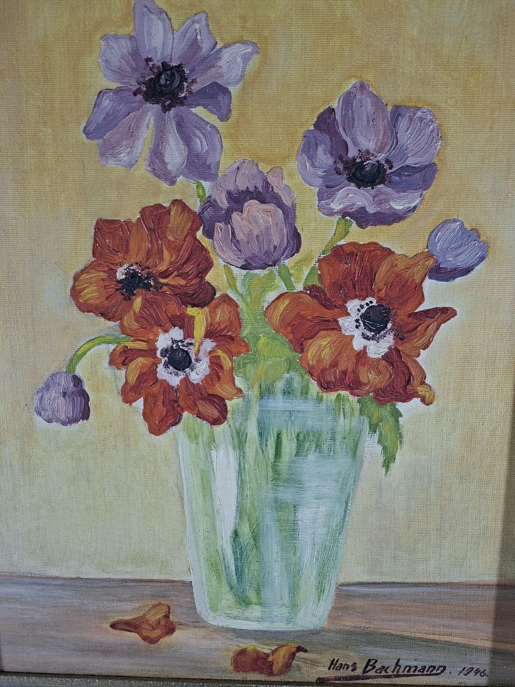 Öl auf Leinwand, signiert mit Hans Bachmann 1946 (Gebraucht) in ...