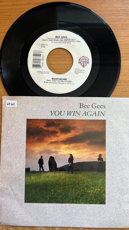 Bee Gees - You Win Again / 1. US-Press. 1987 - TOP (Gebraucht) in Gais ...