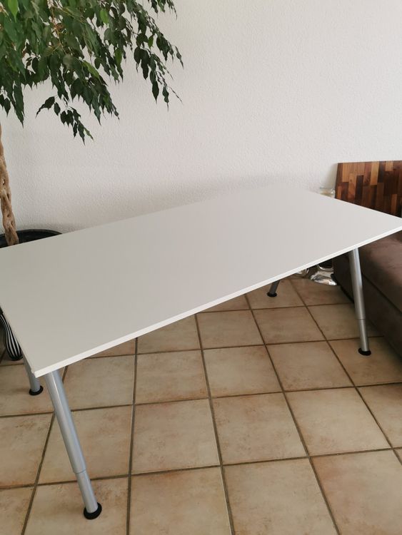 Ikea; Tisch / Schreibtisch Galant - höhenverstellbar / weiss | Kaufen ...