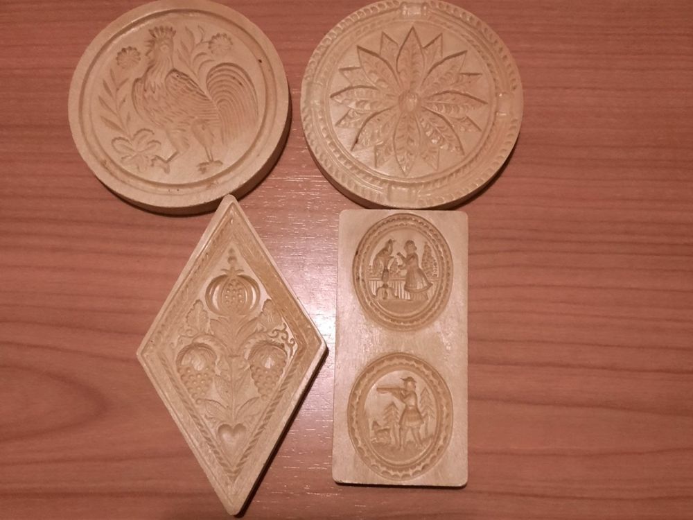 4 Stk. Springerle Model Holzformen (Gebraucht) in Ibach für CHF 5 – mit ...