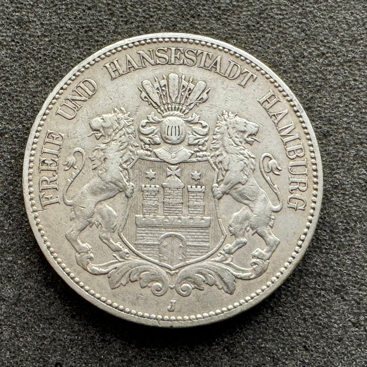5 Mark Silber Hamburg 1903 J | Kaufen auf Ricardo