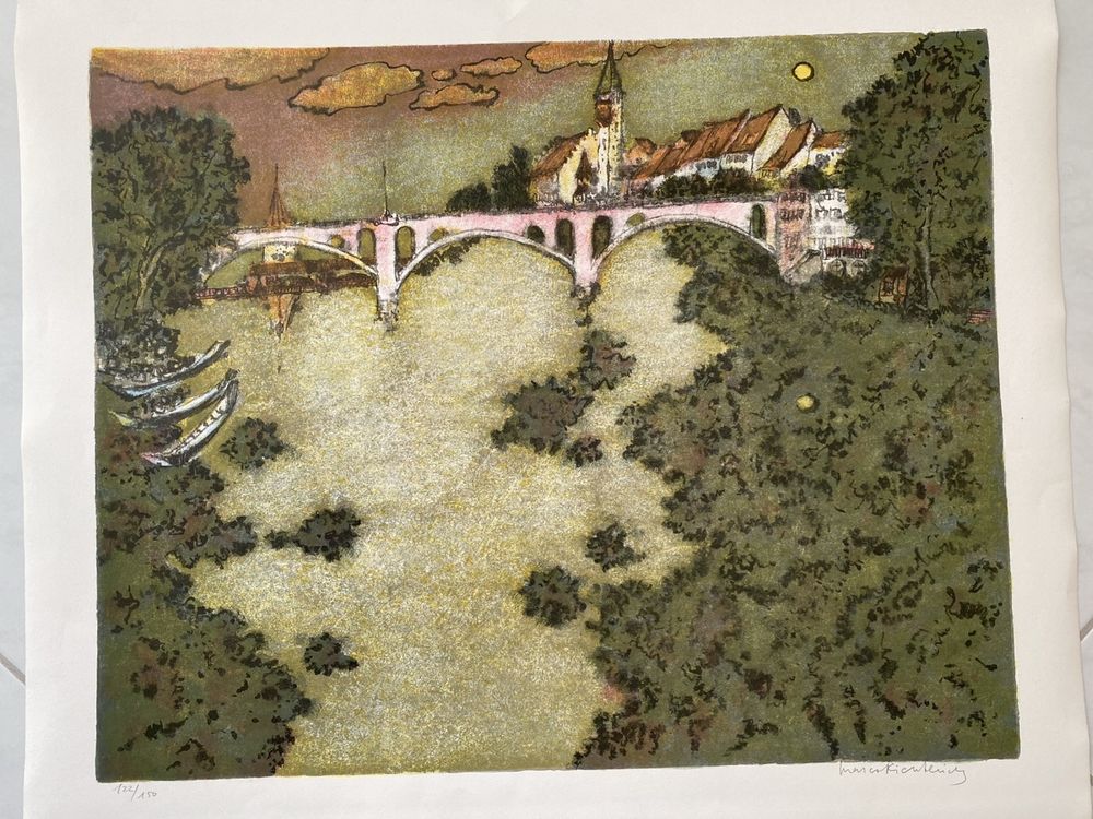 Marco Richterich 1929-1997 Landschaft signiert. (Gebraucht) in Biberist für CHF 30 – nur ...