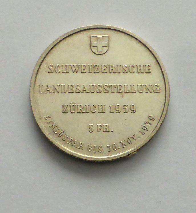 5 Franken - LANDI 1939 | Kaufen auf Ricardo