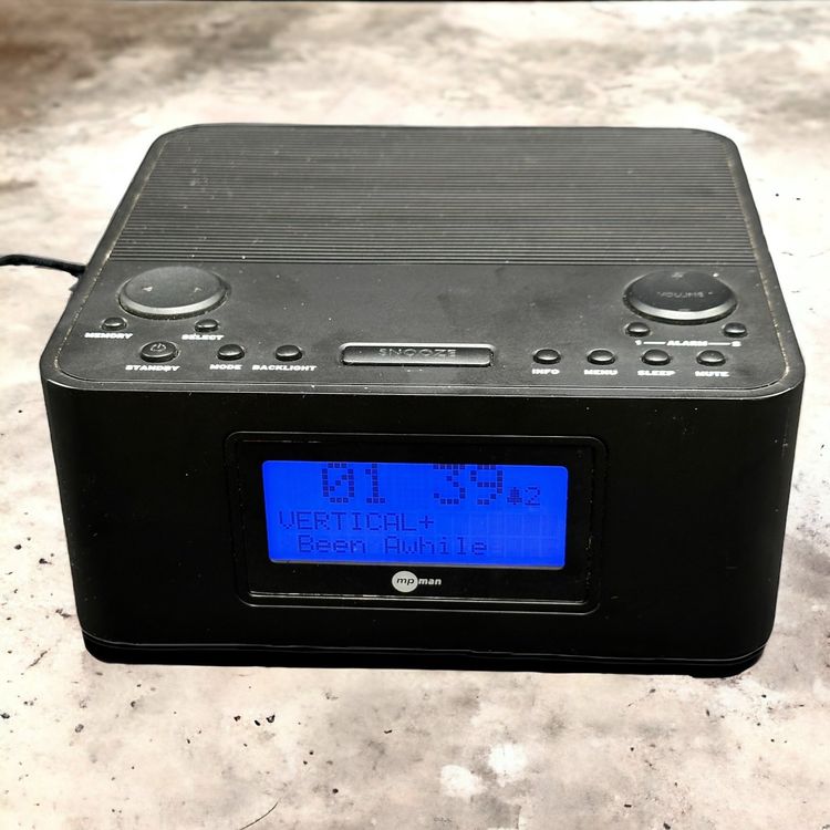 Radio-réveil MPMAN CR100 Noir DAB+/DAB/FM double alarme (Gebraucht) in ...