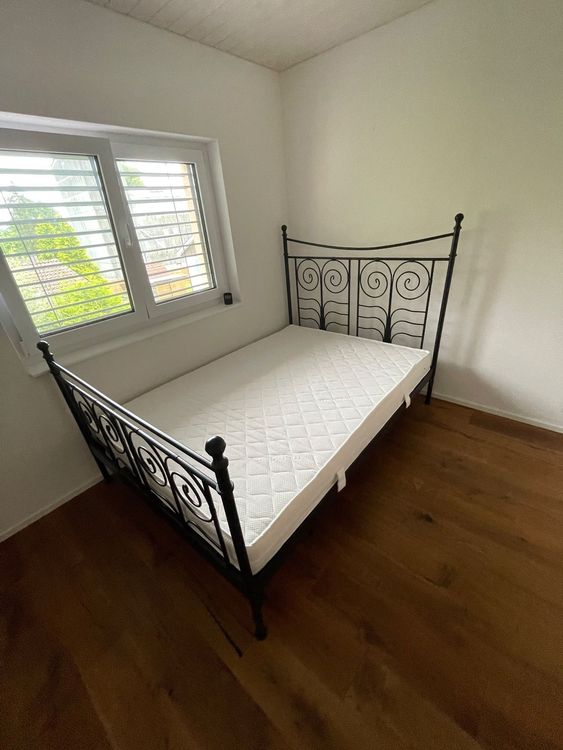 Metallbett 140x200 Mit Matratze Und Lattenrost