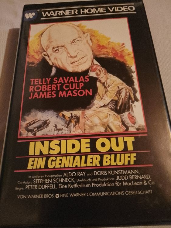Inside Out – Ein genialer Bluff (GB 1975) Warner Home VHS (Gebraucht ...