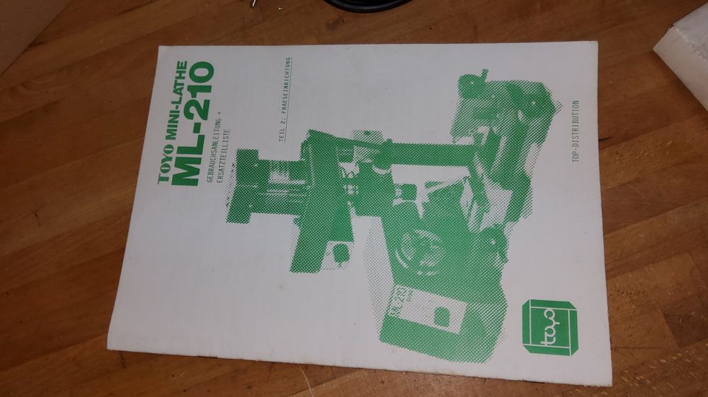 Toyo Fräsmaschine Toyo ML-210 ähnlich Proxxon (Gebraucht) in Uetliburg ...