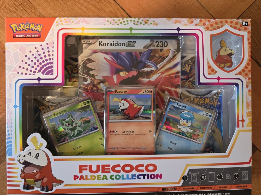 Fuecoco Paldea Collection - Box Sets pokemon (Neuf avec emballage d ...