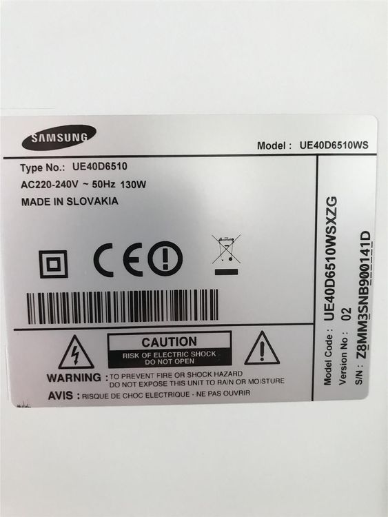 Samsung UE40D6510 mit 40 Zoll LED Smart! | Kaufen auf Ricardo