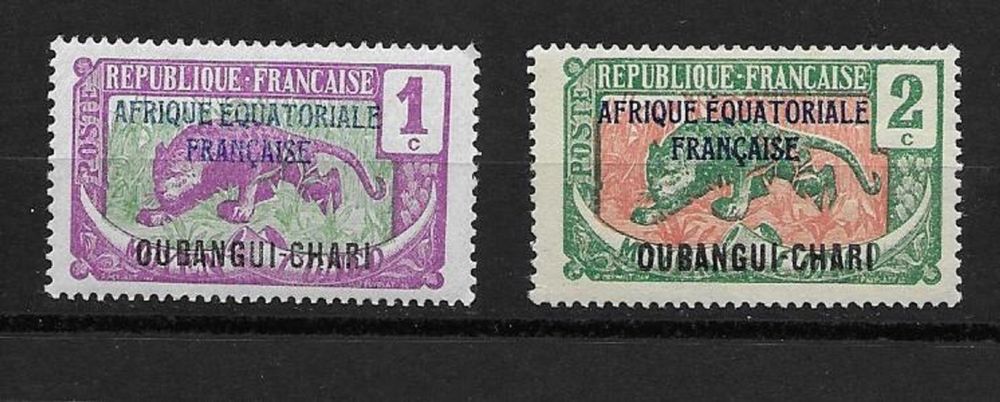 Ubangi-Schari 1924: Leopard | Kaufen auf Ricardo