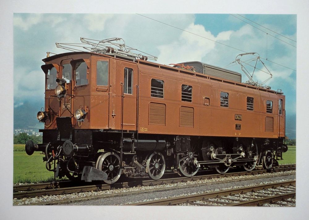 SBB Ae 3/6 II Nr.10439 E-Lok, Poster 36 x 24,5cm (Neu (gemäss ...