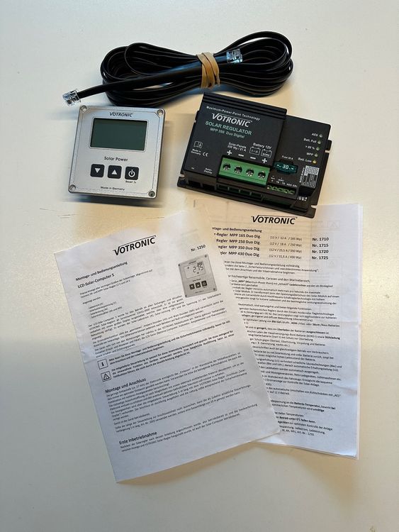 Votronic MPP 350 Duo Digital Solarregler mit Computer (Neu (gemäss ...
