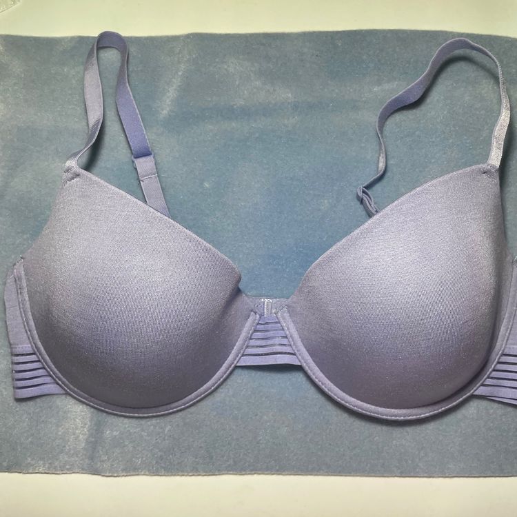 NEU: BH mit Bügel graublau 85B ungepolstert | Kaufen auf Ricardo