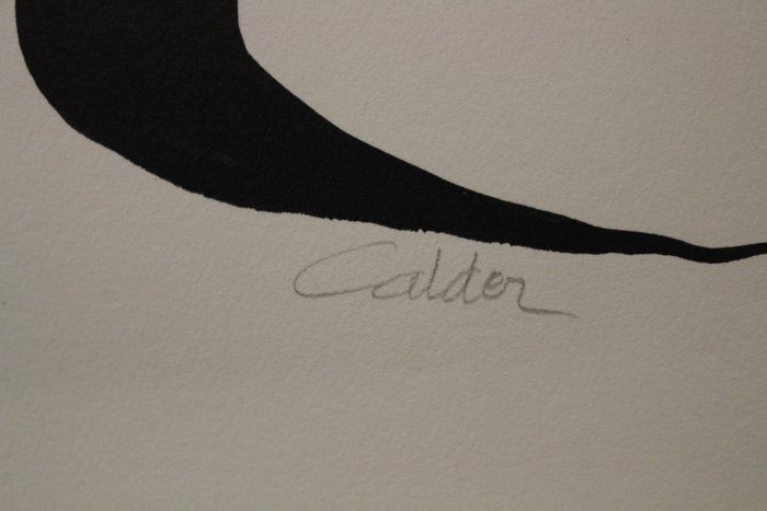 Alexander Calder - Komposition Serpentine Siebdruck 1970 (Gebraucht) in ...