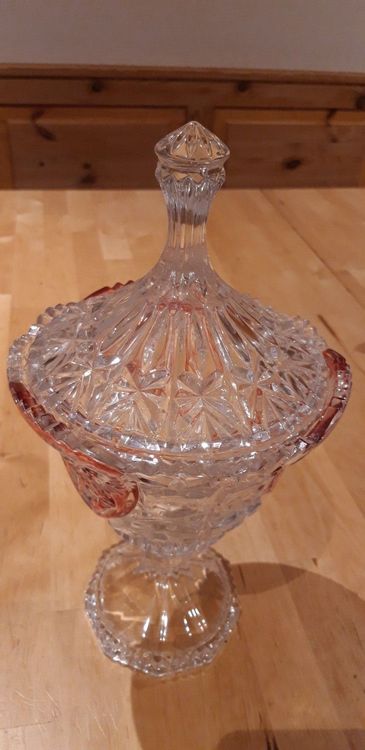 Wunderschöne Glasdose echt Kristall Glas (Neu (gemäss Beschreibung)) in ...