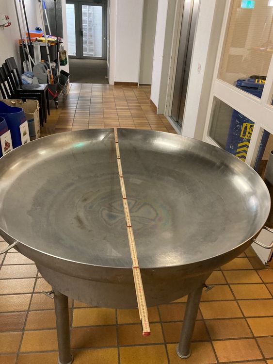 Riesen - Pfanne / Paella - Pfanne /Gas - Brenner /Chromstahl (Gebraucht ...