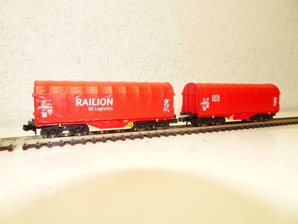 2 Fleischmann Güterwagen Railion DB Logistics Spur N 837910 | Kaufen ...
