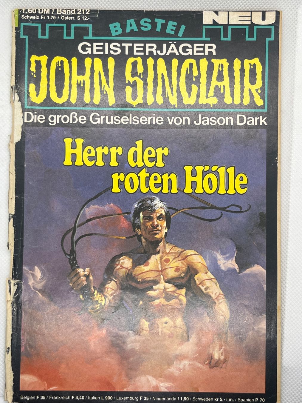 John Sinclair Band 212 3 , Herr der roten Hölle, 1. Auflage (Gebraucht ...