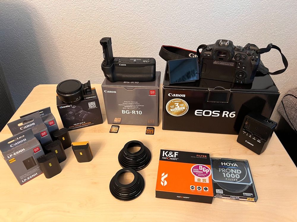 Canon EOS R6 mit viele Zubehör und OVP (D'occasion) à Wabern pour CHF ...
