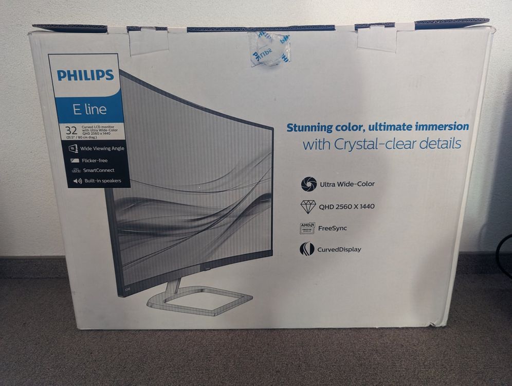 Philips 31.5" Curved LCD Monitor QHD 2560 x 1440 (Gebraucht) in Schaan ...