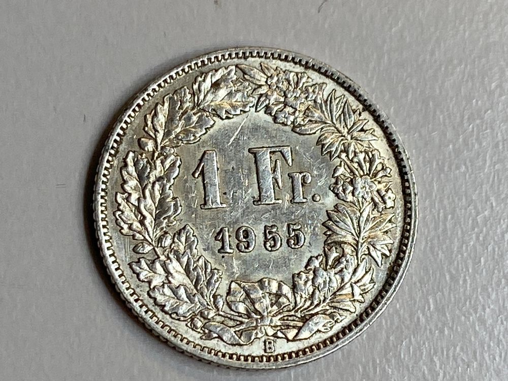1 Fr. Silber Schweiz 1955 -vz | Kaufen auf Ricardo