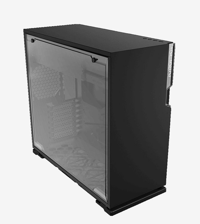 Mid-Tower In-Win 101 schwarz Case (nur Gehäuse + 4 Lüfter) (Neu (gemäss ...