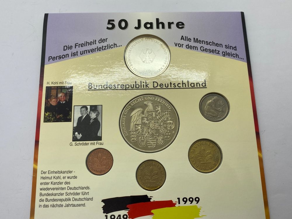 Münzensatz 50 Jahre Bundesrep. Deutschland 1999 /// C629 (Gebraucht) in Bern für CHF 11 – mit ...
