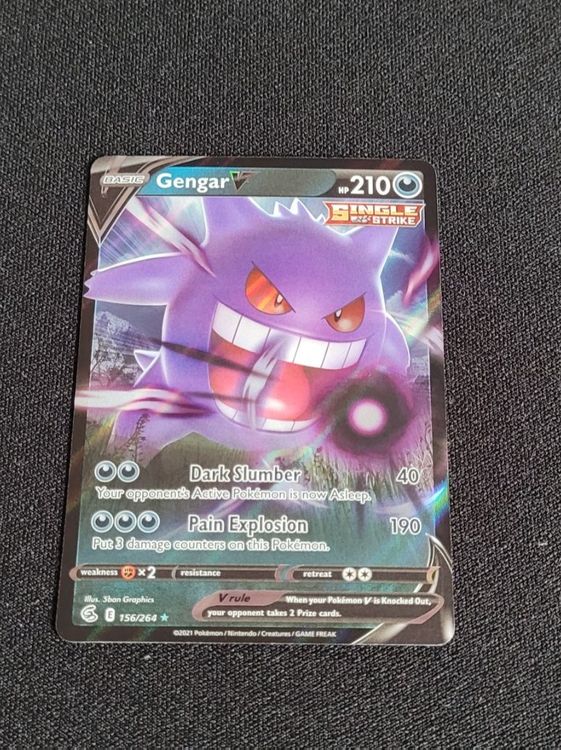 Gengar V 156/264 Fusion Strike EN | Kaufen auf Ricardo