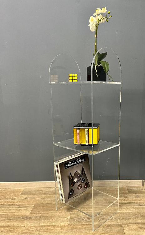 Vintage Plexiglas Design Regal Schallplatten Möbel (Gebraucht) in ...