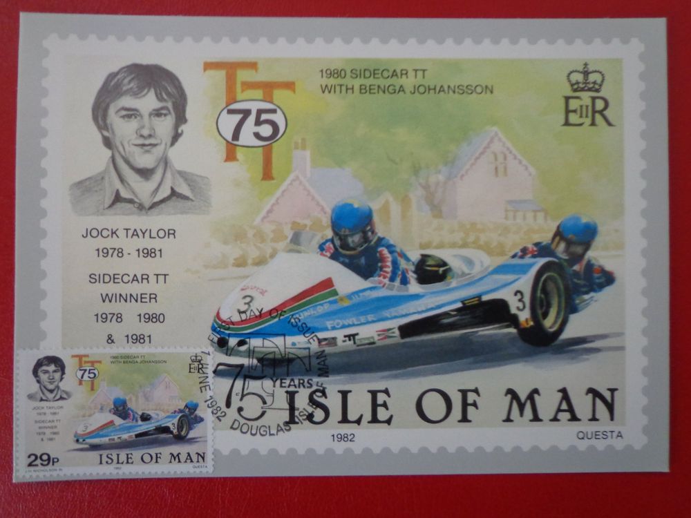 Maximumkarte MK 1982 Isle of Man Grossbritannien MOTORRAD (Neu (gemäss Beschreibung)) in Le ...