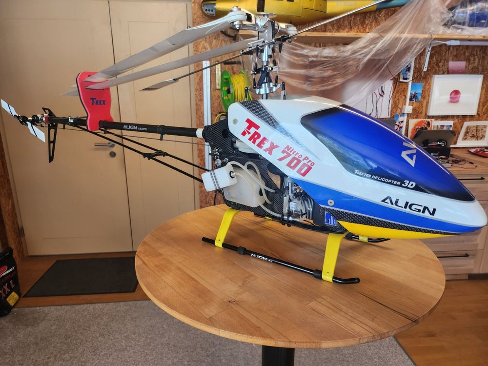 RC Modellhelikopter Align T-REX 700 Nitro Pro (Gebraucht) in Heiden für ...