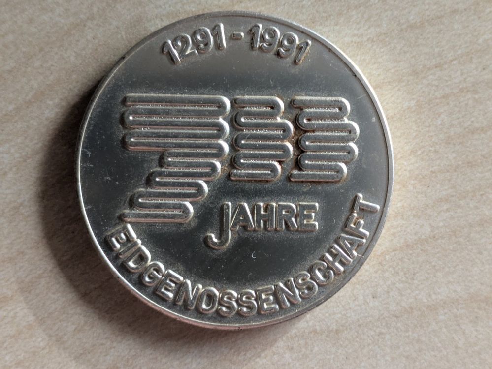 Medaille 1991 700 Jahre Eidgenossenschaft | Kaufen auf Ricardo
