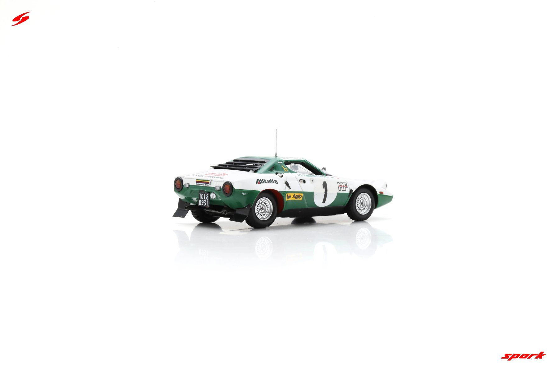 1:43 Lancia Stratos HF Monte Carlo 1975 Alitalia Spark2.Wahl (Defekt ...