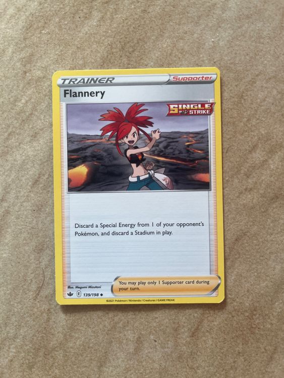 Carte Pokemon Flannery - Chilling Reign - EN (D'occasion) à Vernayaz ...
