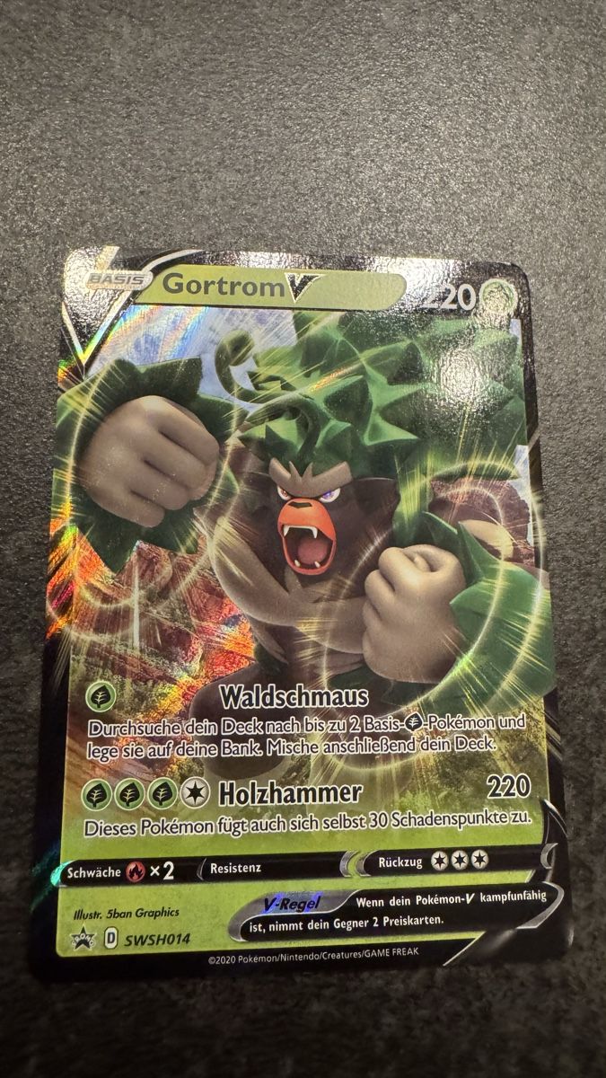 Pokemon Karte: Gortrom V - Top Zustand! Selten! SWS014! (Neu (gemäss ...