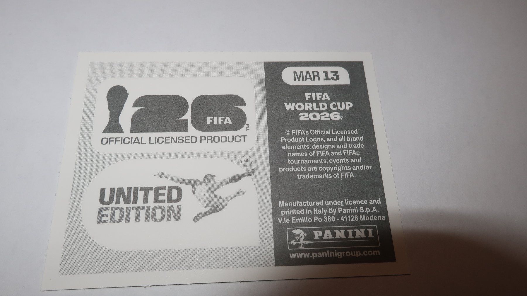 Panini Sticker FIFA WM 2026 WE ARE MOROCCO MAR 13 (Gebraucht) in ...