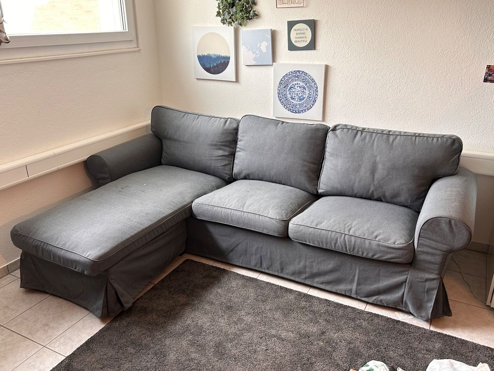 IKEA Ektorp 3er Sofa mit Recamiere | Kaufen auf Ricardo