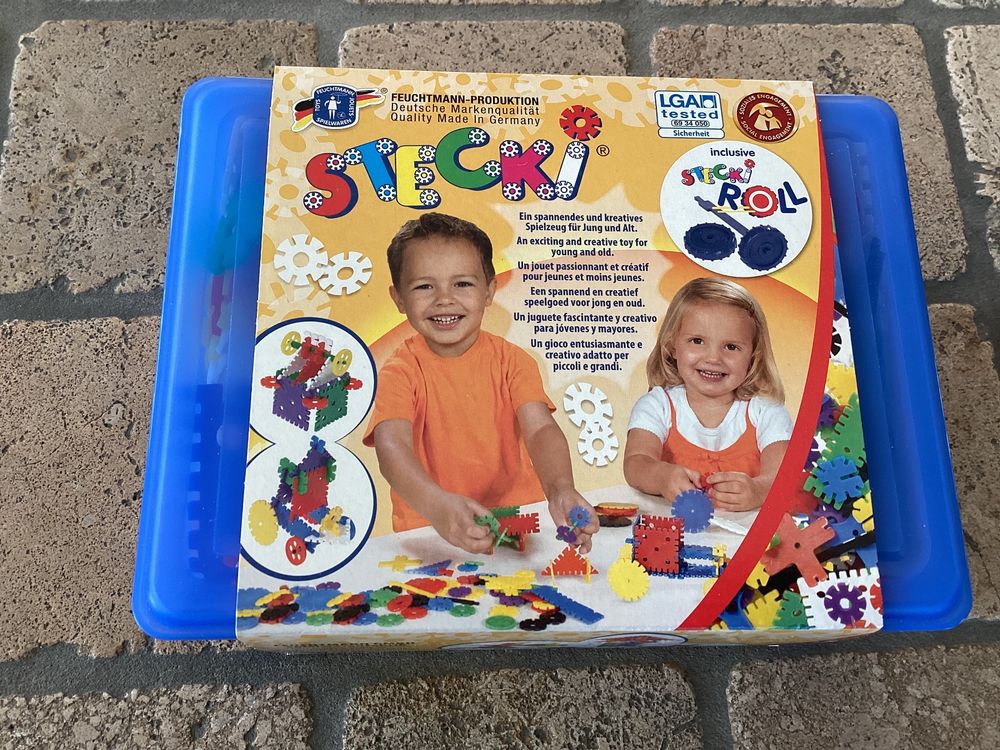 Stecki, Stecksteine von Feuchtmann Spielwaren, Box 400 g | Kaufen auf Ricardo