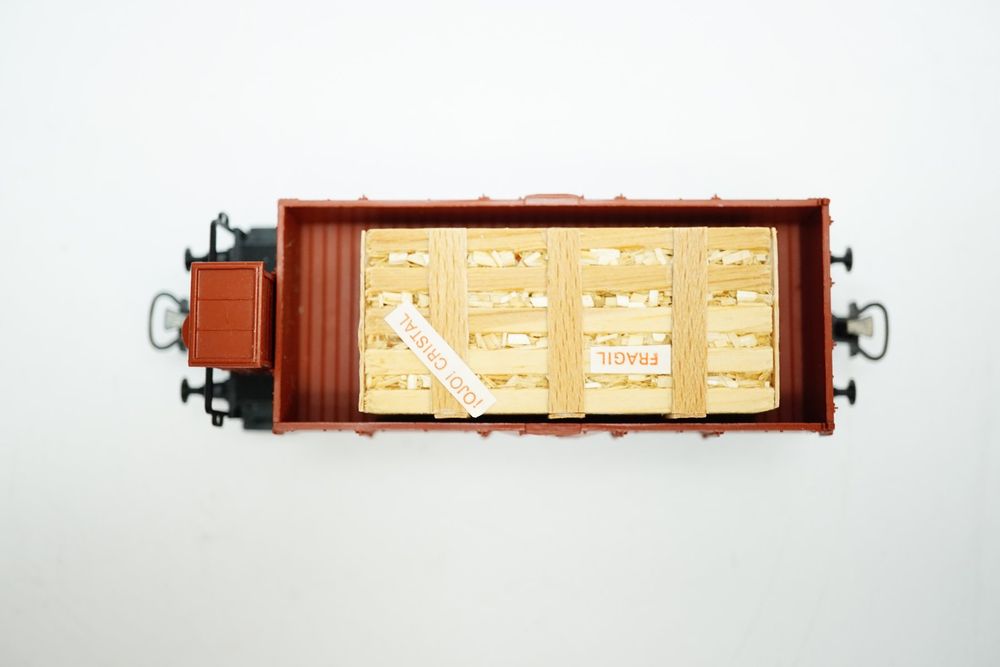 8∂ Märklin 4696 DRG Hochbordwagen 0 braun mit Ladegut (Gebraucht) in ...