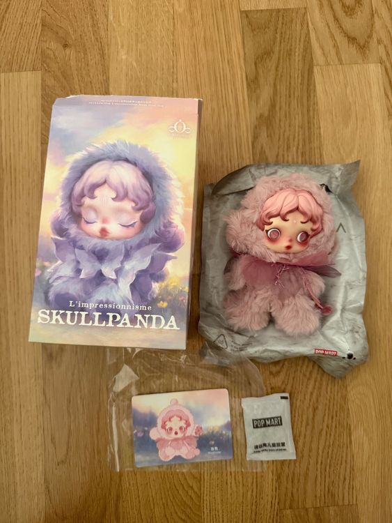 POP MART SKULLPANDA L'impressionisme Series WINDFLOWER (Neu und ...