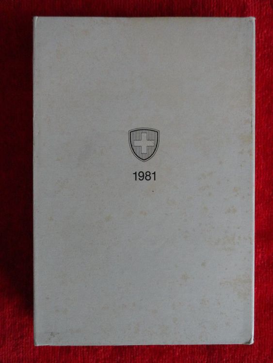 Schweizer Münzen Satz 1981 PP (Neu und originalverpackt) in Gerlafingen für CHF 29 – mit ...