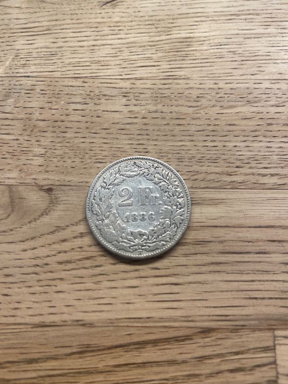 2 Franken 1886 (Gebraucht) in Volketswil für CHF 4 – mit Lieferung auf Ricardo kaufen