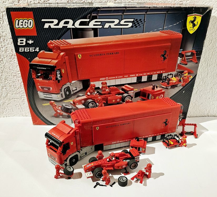 LEGO RACER 8654 SCUDERIA FERRARI F1 RENNTEAM UND OVP (Gebraucht) in ...
