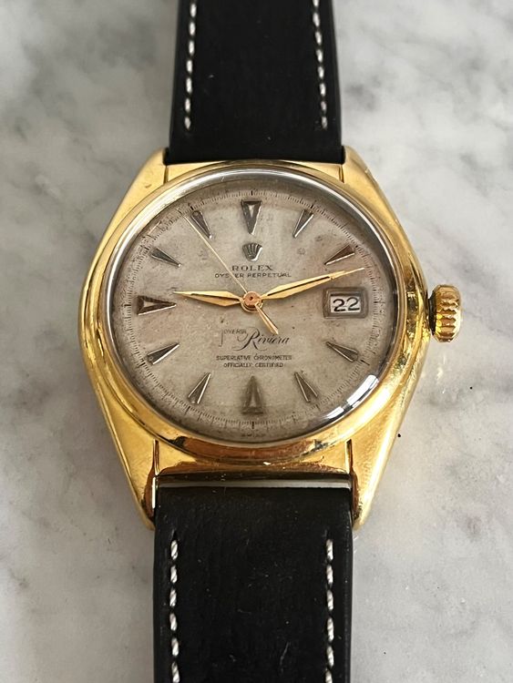 Rolex Ovettone ref 5030 signed Joyeria Riviera - Unique find | Kaufen ...