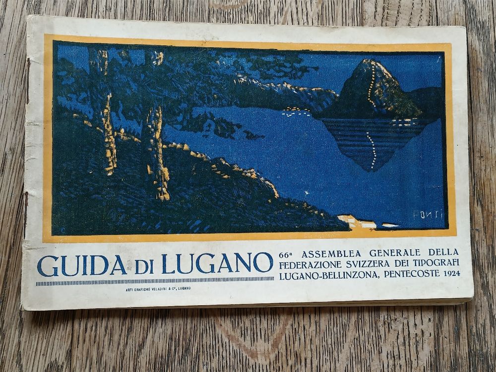 Alter Prospekt Broschüre / Guida Di Lugano - Ausgabe 1924 (Gebraucht) in Brugg AG für CHF 25 ...