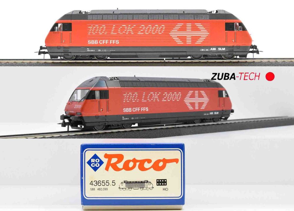 Roco 43655.5 E-Lok Re 460 SBB GS Analog mit OVP (Gebraucht) in für CHF ...