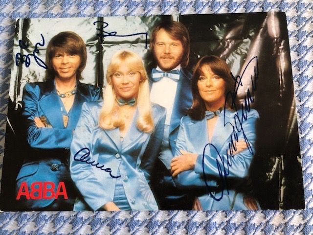 ABBA 1976 Autogramm Karte | Kaufen auf Ricardo