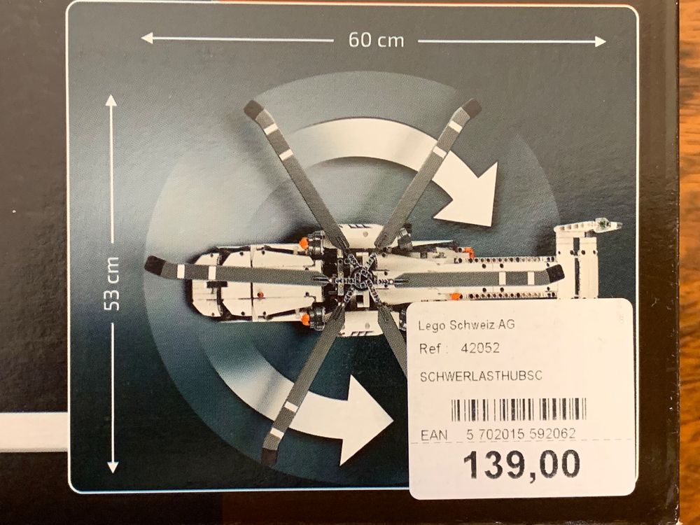 Lego Technics 42052 Schwerlasthelikopter, motorisiert (Gebraucht) in ...