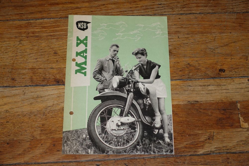 NSU MAX BROCHURE (Gebraucht) in für CHF 5 – mit Lieferung auf Ricardo kaufen